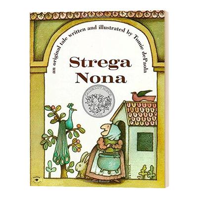 现货 Strega Nona 巫婆奶奶 英文原版 凯迪克银奖绘本 全英文版 Tomie dePaola 进口原版英语书籍