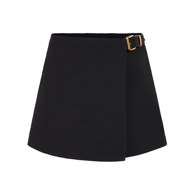 FIVE PLUS短裤女休闲裤阔腿不规则高腰设计感裙裤女春夏