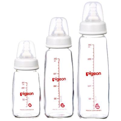 日本本土版贝亲标准口径玻璃奶瓶