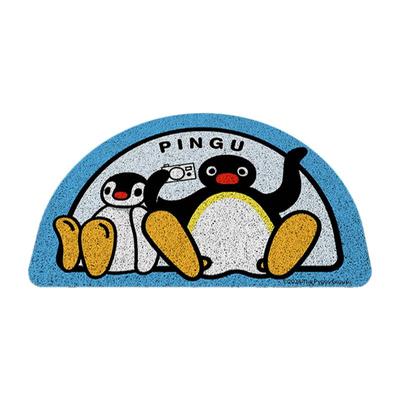KKV官方Pingu系列丝圈入户地垫门口玄关清洁刮沙家用防滑地毯