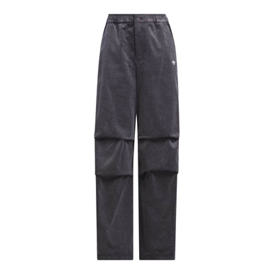 adidas阿迪达斯三叶草女子运动休闲灯芯绒褶皱宽松长裤KS5959