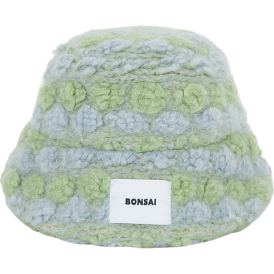 【新年礼物】BONSAI男士品牌标志贴花绵羊毛混纺渔夫帽