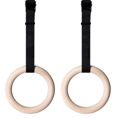 procircle木制吊环桦木成人体操训练引体向上家用健身单杠