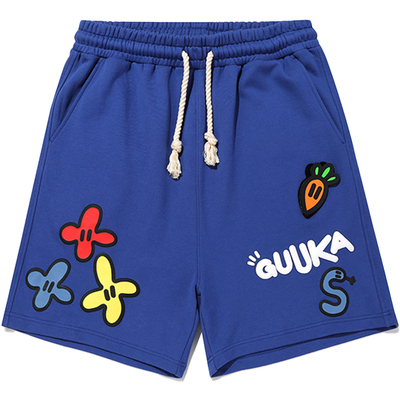 GUUKA360克重磅魔术贴章五分裤