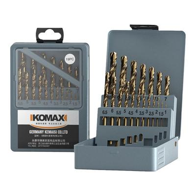 麻花钻头套装 M35含钴高硬钢专用打孔超硬转头金属合金钻头1-10mm