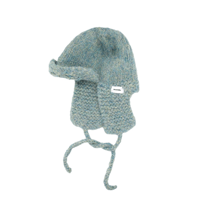 彩色保暖毛绒护耳针织雷锋帽子