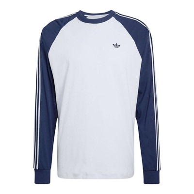 阿迪达斯三条杠长袖T恤男女新款