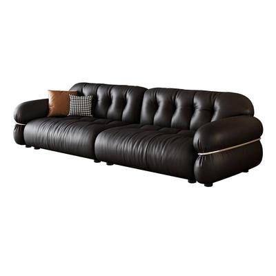 宜洛奥黛丽法式复古真皮沙发