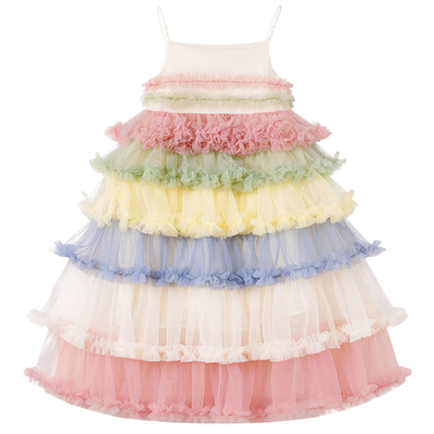 女童连衣裙公主裙蓬蓬纱裙