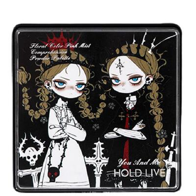 HOLD LIVE花漾12色巴黎花园大盘暗黑童话眼影乌鸦的糖罐甜酷粉黑