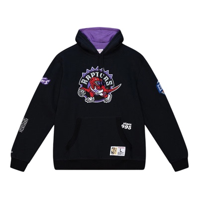 MN公牛湖人猛龙复古连帽卫衣男