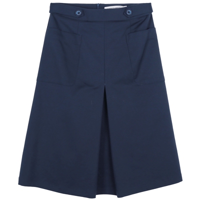 米思阳A字半身裙通勤纯色