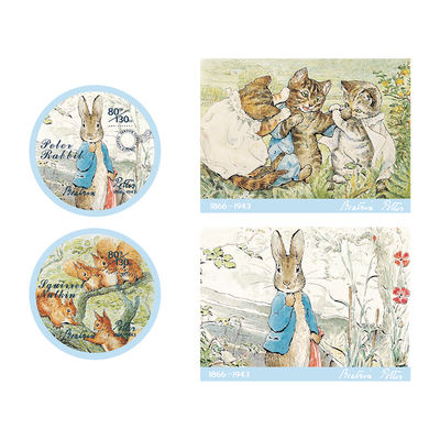 人文之宝彼得兔系列手账胶带