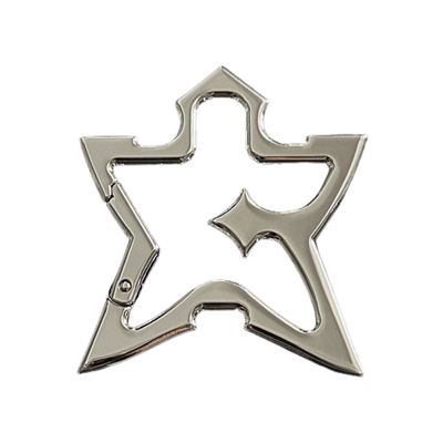 ironworks五角星金属钥匙收纳扣