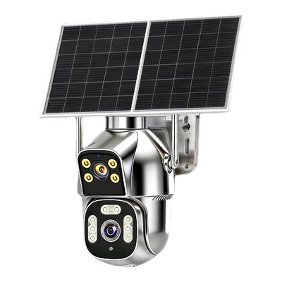 太阳能AOV黑光臻全彩夜视王无线监控摄像头手机远程防水4G免流量