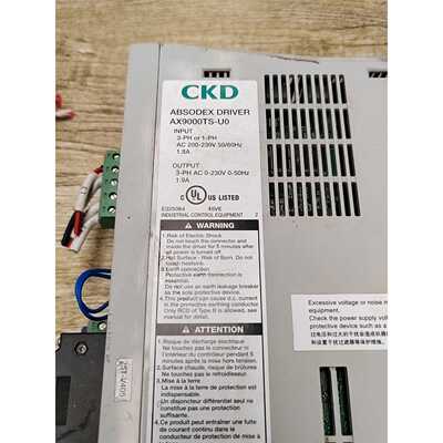 溢价-CKDABSODEX驱动器AX9000TSU0
