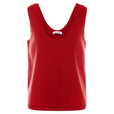 【MONEY HONG】朗姿纯羊毛U领宽松针织马甲百搭2026年春季新款女