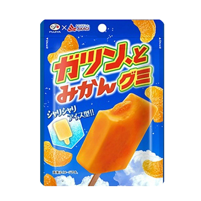 日本不二家蜜柑橘夹心软糖冰沙感