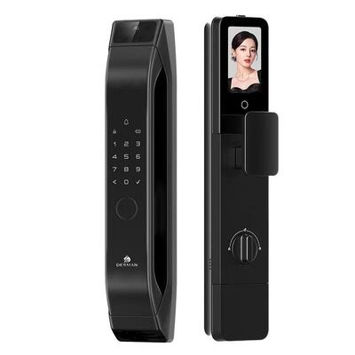 德施曼大圣Q5FPro指纹智能锁人脸识别指纹猫眼大屏密码家用防盗