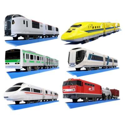 tomy多美卡电动火车头普乐路路