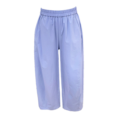 容子木ROSEMOO25春商场同款哑光轻薄微弹松紧腰长裤RSS1KP217B