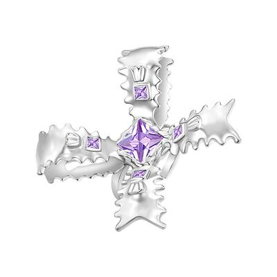 mmagpyins风水果硬糖戒指女