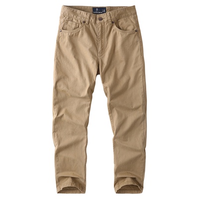 春秋阿美咔叽复古男士休闲长裤纯棉质洗水男裤宽松大码工装裤直筒