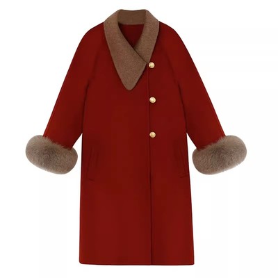 【小二推荐】秋冬季新款羊绒大衣