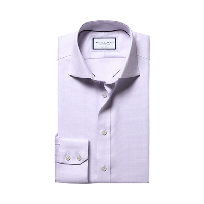 CHARLESTYR修身版紫罗兰衬衫