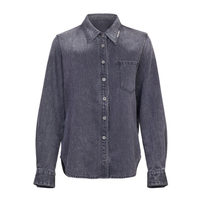 婉甸宽松百搭开衫长袖衬衫