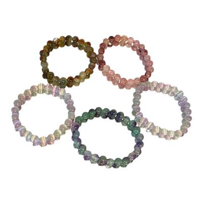 忍冬HONEYSUCKLE 自制款 新中式显白串珠手链 天然石叠戴复古手串