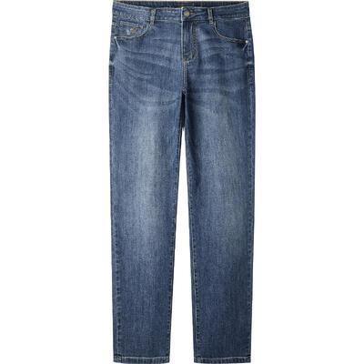 海澜之家凉感微弹中腰牛仔长裤男