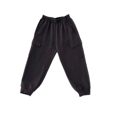 Qimoo/淇木25春季新款童装男女童柔软舒适太空棉工装裤QSS1KC107A