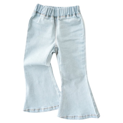 9Z 日本pippi lotta FW25儿童长裤灯芯绒喇叭裤牛仔裤