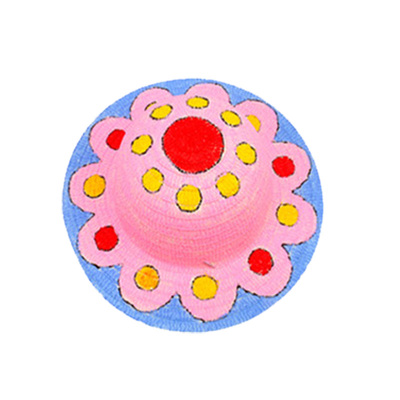 儿童草帽diy绘画帽子幼儿园涂鸦