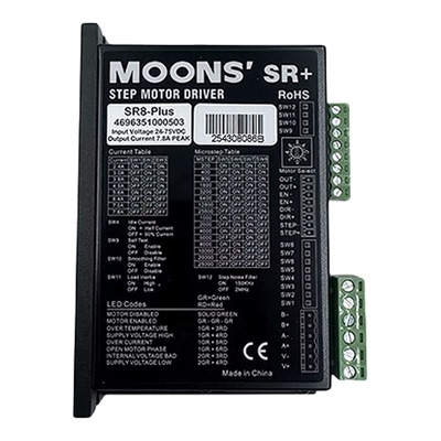 Moons鸣志步进电机驱动器42/57脉冲控制器SRX02-S/SR4-Plus/SRX04