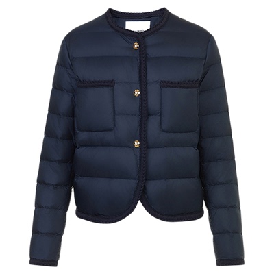 【轻羽45云】朗姿霍尔多巴吉鹅绒香风羽绒服设计感2025年冬季新款