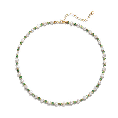 佰色传情S925银淡水珍珠个性项链