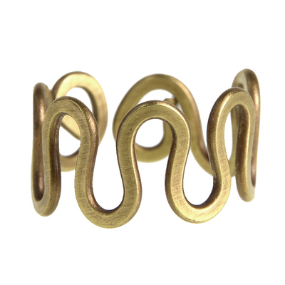 非鱼之家戒指铜丝复古简约指环