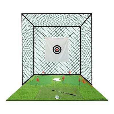 2*2*2米高尔夫练习网果岭套装