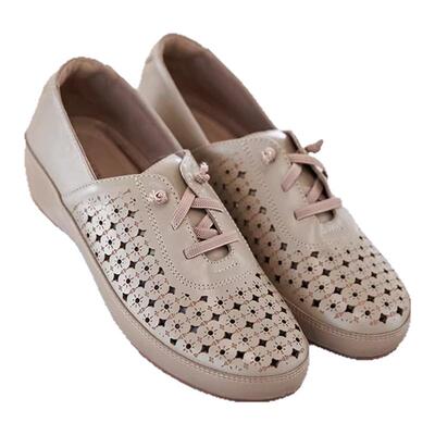 特别舒适 软底坡跟宽楦 KUFENBERG 3729镂空里外全皮缓震洞洞鞋