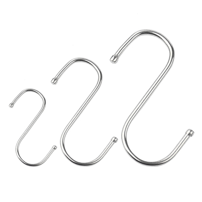 不锈钢s型挂钩实心s钩子S形厨房