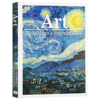 DK儿童艺术百科全书 英文版 Art A Children's Encyclopedia 儿童艺术绘画科普百科 绘画 雕塑 摄影 进口英语书籍 DK Children