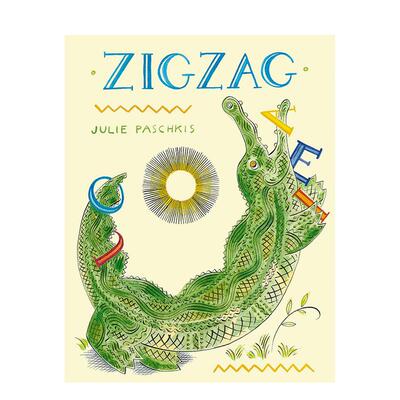 【预售】小鳄鱼ZigZag   2021纽约插画家协会原创艺术展入选作品英文儿童绘本虚构类进口原版外版书精装3-6周岁ZigzagPaschkisEn