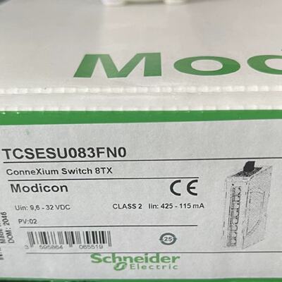 议价全新原装施耐德Motion 进口TCSESU083FN0交换机非管理型交换