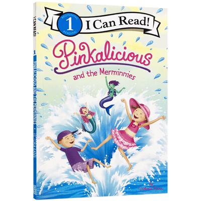 英文原版绘本粉红控系列:Pinkalicious and the Merminnies I Can Read1一阶段汪培珽私房书单儿童启蒙英语阅读图画书女孩童书
