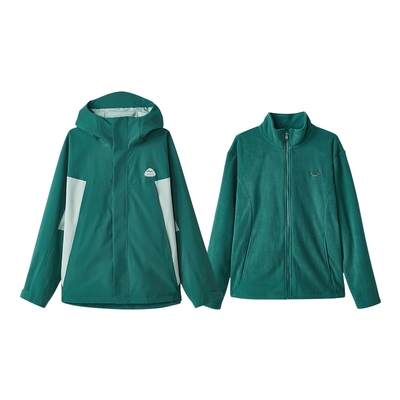 Skechers斯凯奇男士秋冬户外运动套装休闲防风外套 L324M149/02ZG