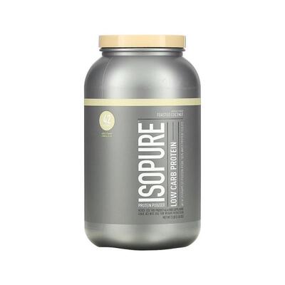 香港直发ISOPURE低碳水蛋白质粉烤椰子味提高肌肉生长健康1361g