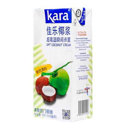 Kara佳乐纯正椰浆1Lx12盒商用