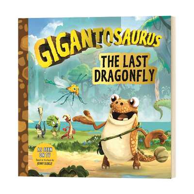 最后的蜻蜓 小恐龙大冒险 Gigantosaurus: The Last Dragonfly 英文原版 迪士尼改编动画绘本 英文版